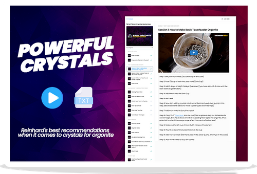 How to Make Orgonite Online Masterclass by Reinhared Stanjek