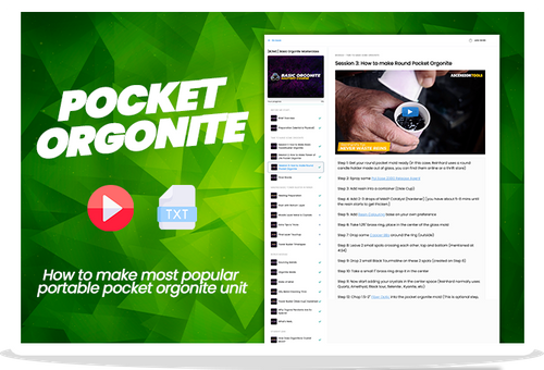 How to Make Orgonite Online Masterclass by Reinhared Stanjek