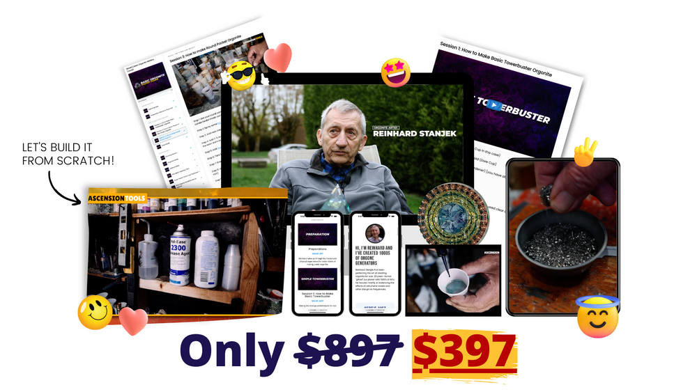 How to Make Orgonite Online Masterclass by Reinhared Stanjek